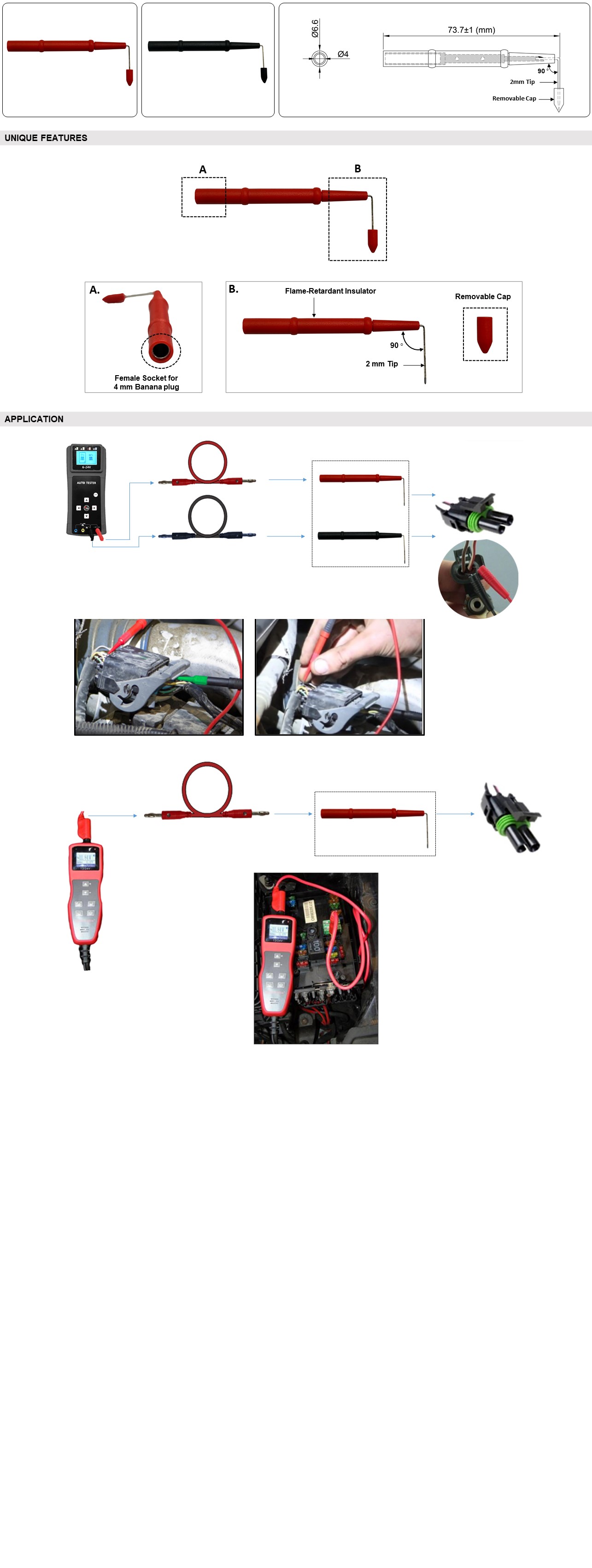 Right-Angle Lead - Lead - Auto Test Aid